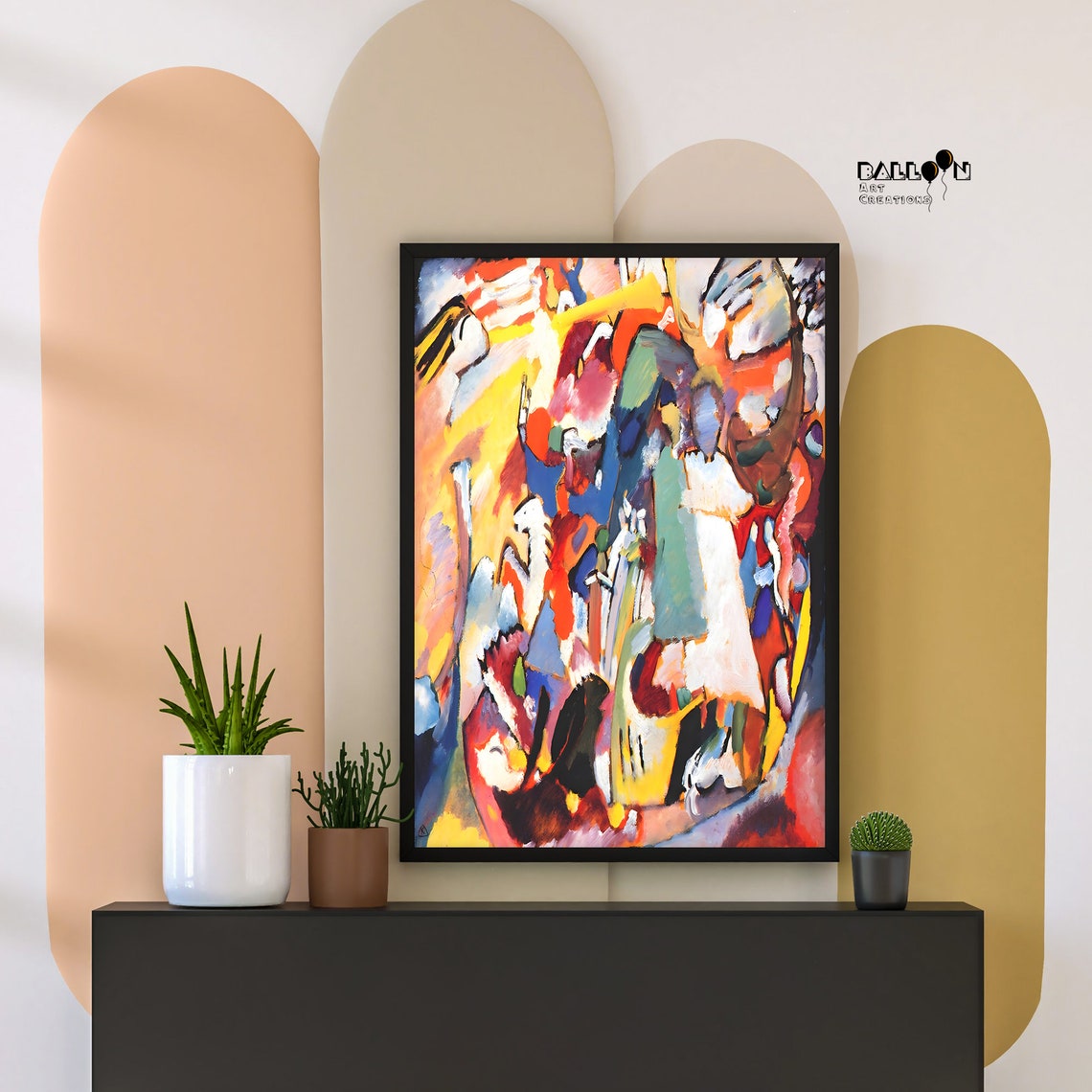Wassily Kandinsky, Angel of the Last Judgment, 1911, Kandinsky Poster ...