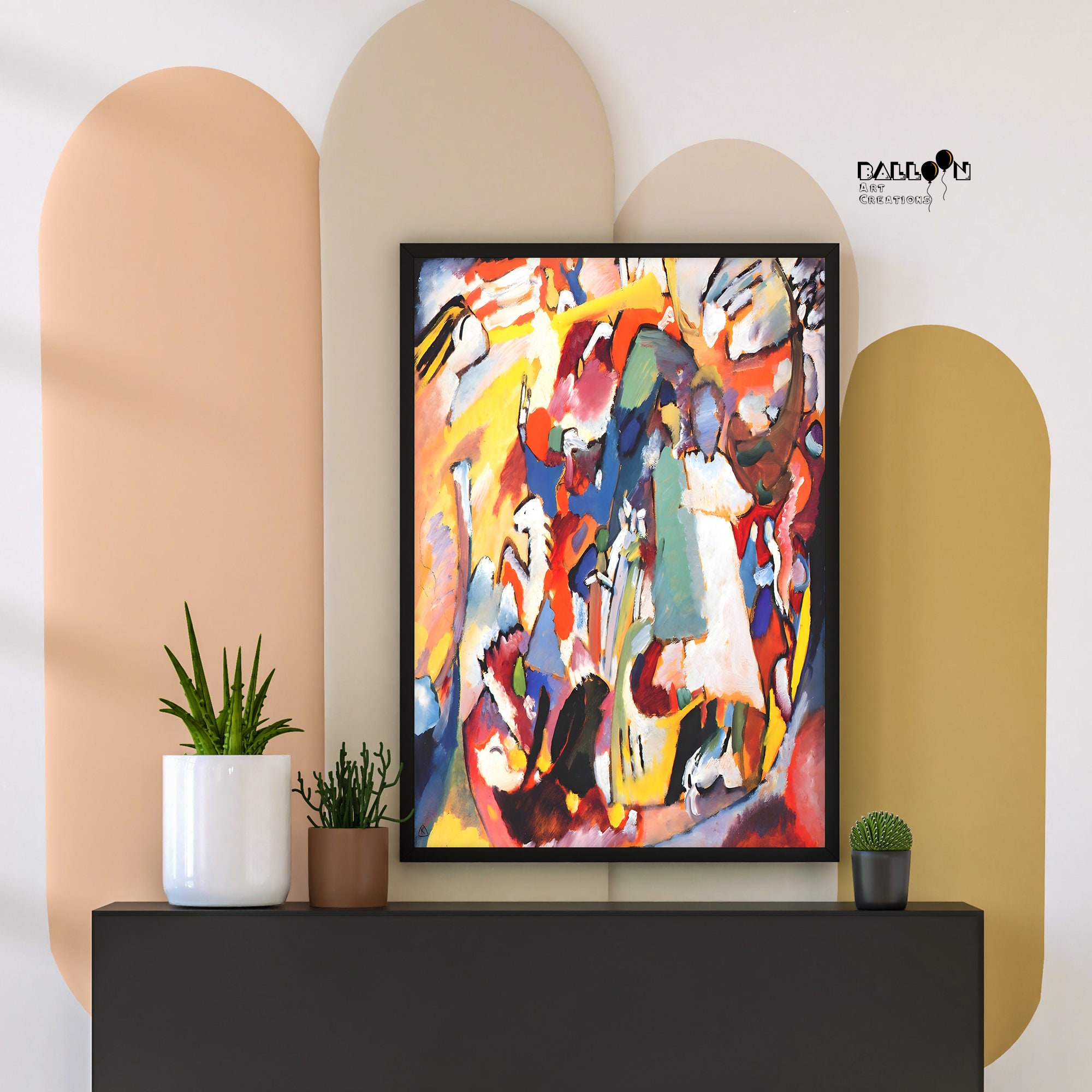 Wassily Kandinsky, Angel of the Last Judgment, 1911, Kandinsky Poster ...