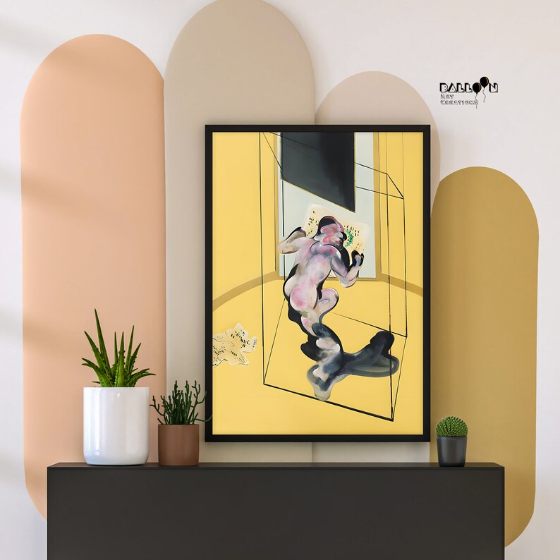 Francis Bacon, Figure in Movement, 1972, Francis Bacon Poster, Modern ...