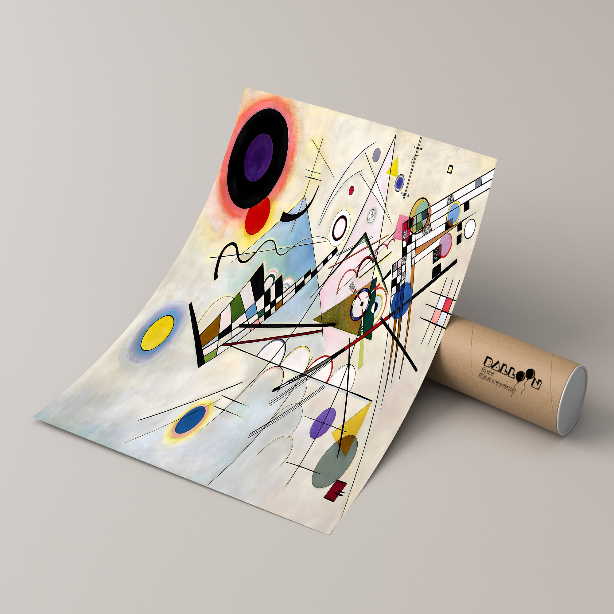 Wassily Kandinsky, Composition No.8, 1923, Kandinsky Poster ...