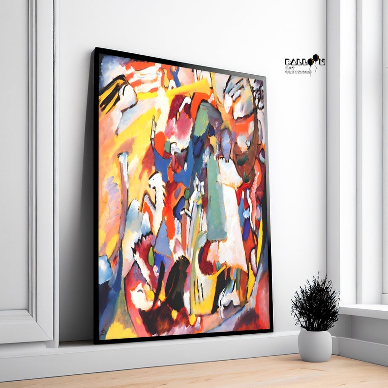 Wassily Kandinsky, Angel of the Last Judgment, 1911, Kandinsky Poster ...