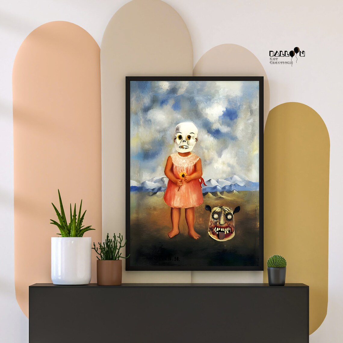 Frida Kahlo, Niña Con Mascara De Muerte, 1938, Frida Kahlo Poster, Wall ...