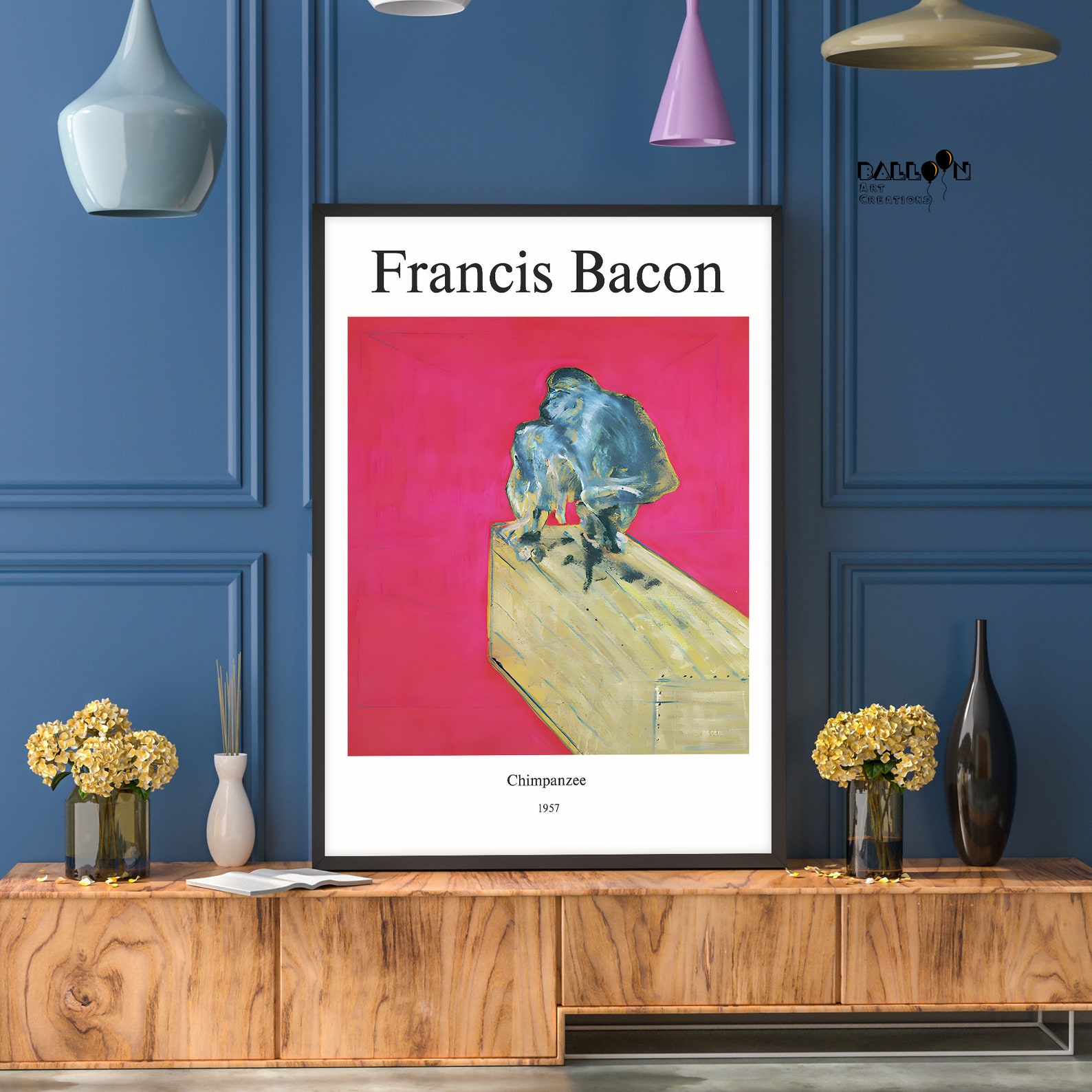 Francis Bacon, Chimpanzee, 1957, Bacon Wall Art, Gift Idea, Exhibition ...