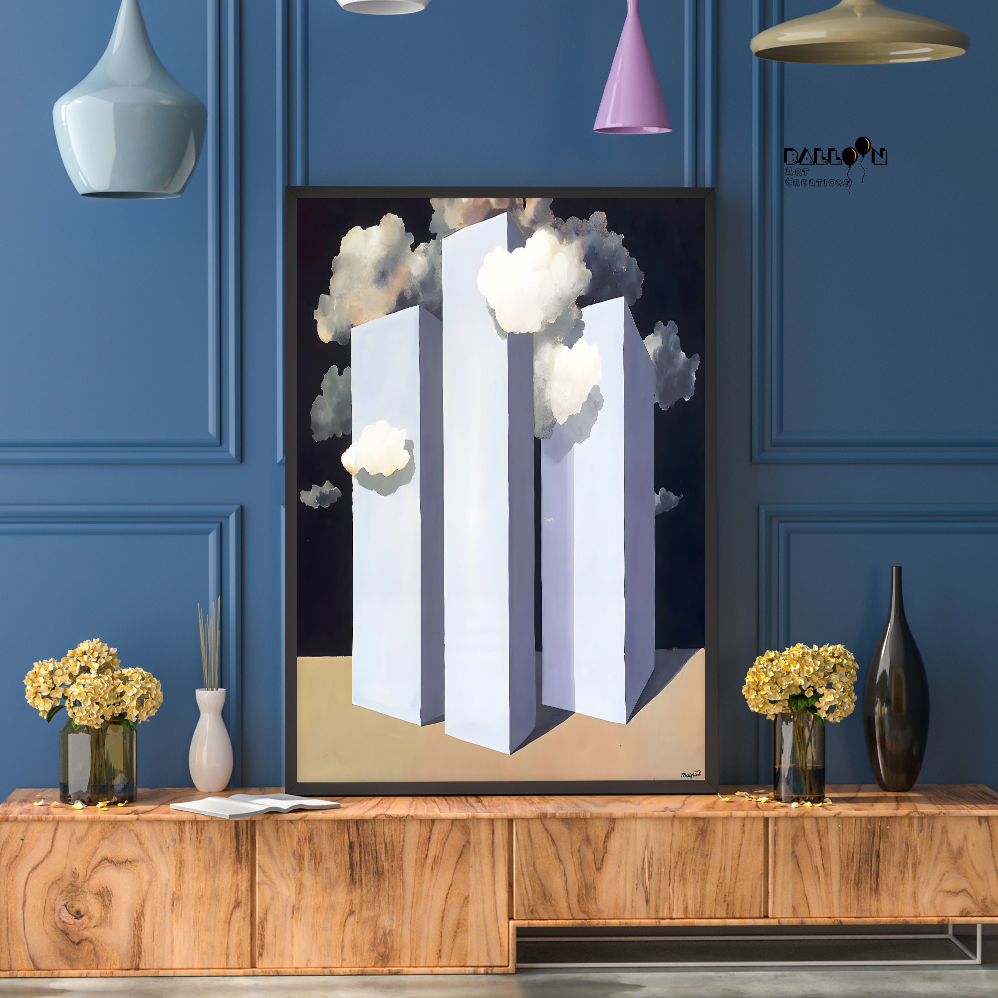 Rene Magritte, La Tempête, 1932, Rene Magritte Poster, Magritte Wall ...