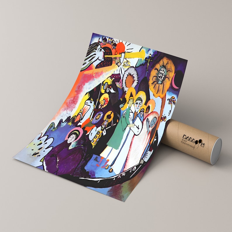 Wassily Kandinsky, All Saints Day 1, 1911, Kandinsky Wall Art, Gift ...