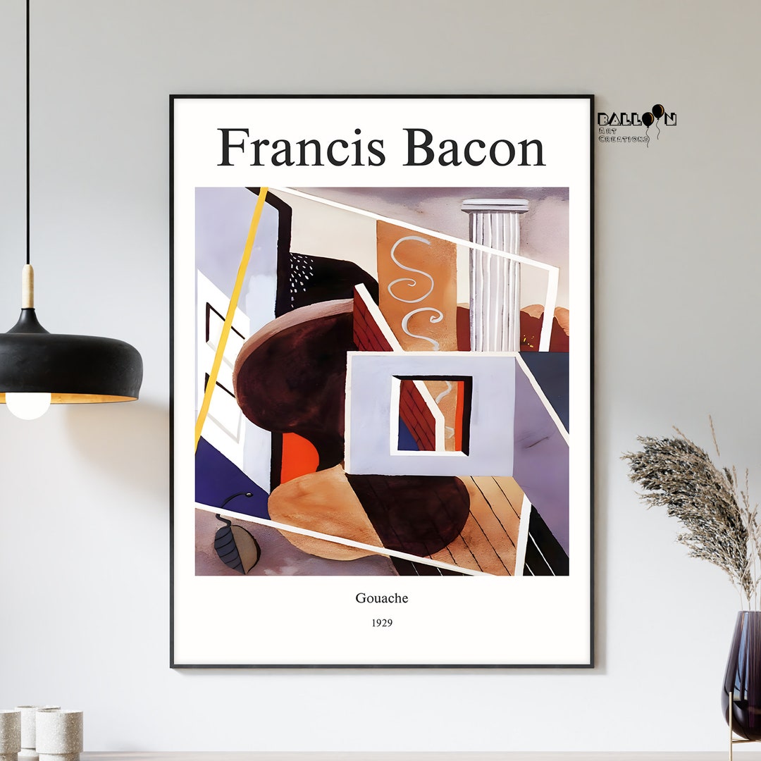 Francis Bacon, Gouache, 1929, Bacon Wall Poster, Modern Wall Decor ...