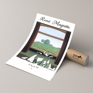 Rene Magritte, the Key to the Fields, 1936, Rene Magritte Poster ...
