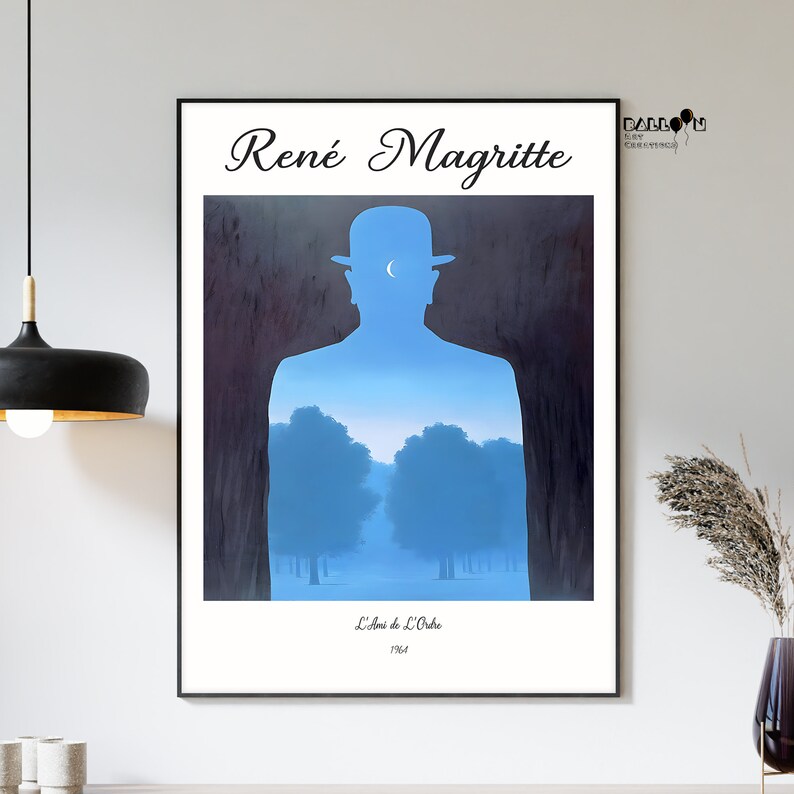 Rene Magritte, L'ami De L'ordre, 1964, Rene Magritte Print, Famous ...