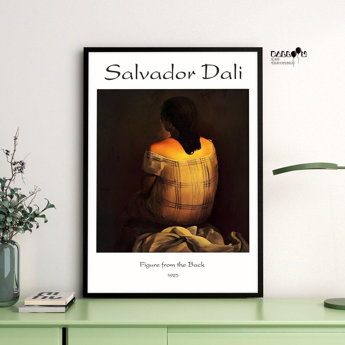 Salvador Dali, Figure From the Back, 1925, Salvador Dali Print, Dali ...