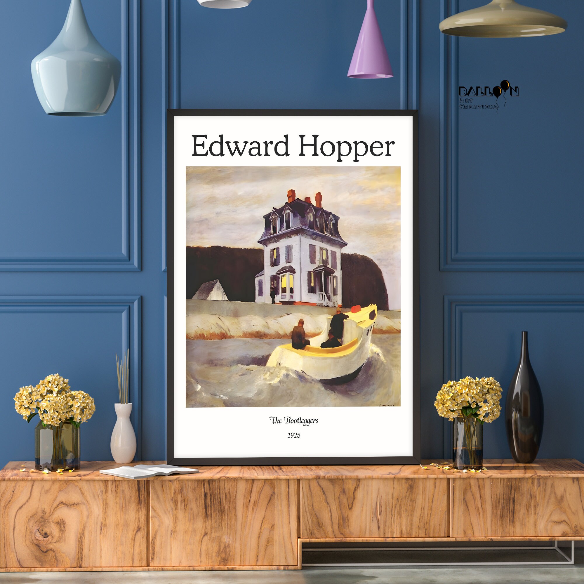 Edward Hopper, the Bootleggers, 192, Hopper Wall Poster, Museum Print ...
