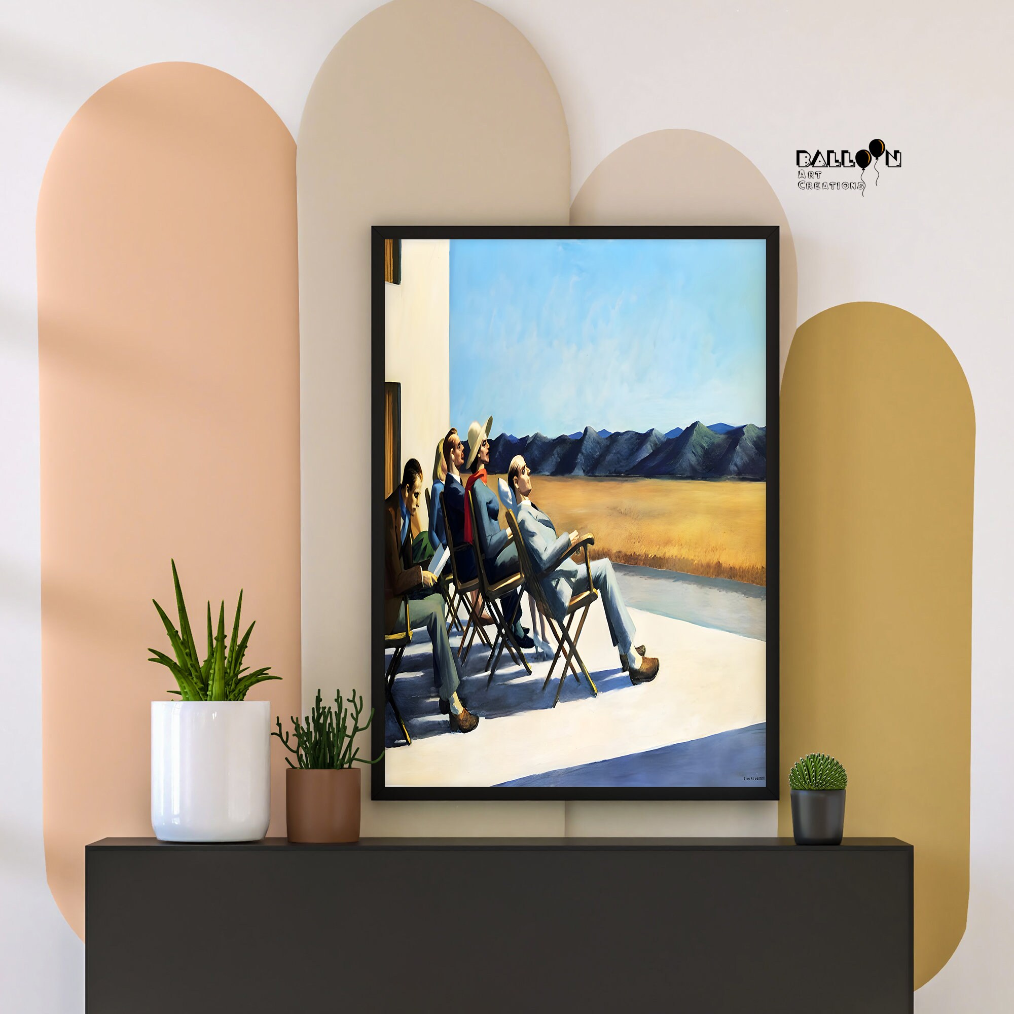 Edward Hopper, People in the Sun, 1960, Hopper Wall Print, Home Wall ...