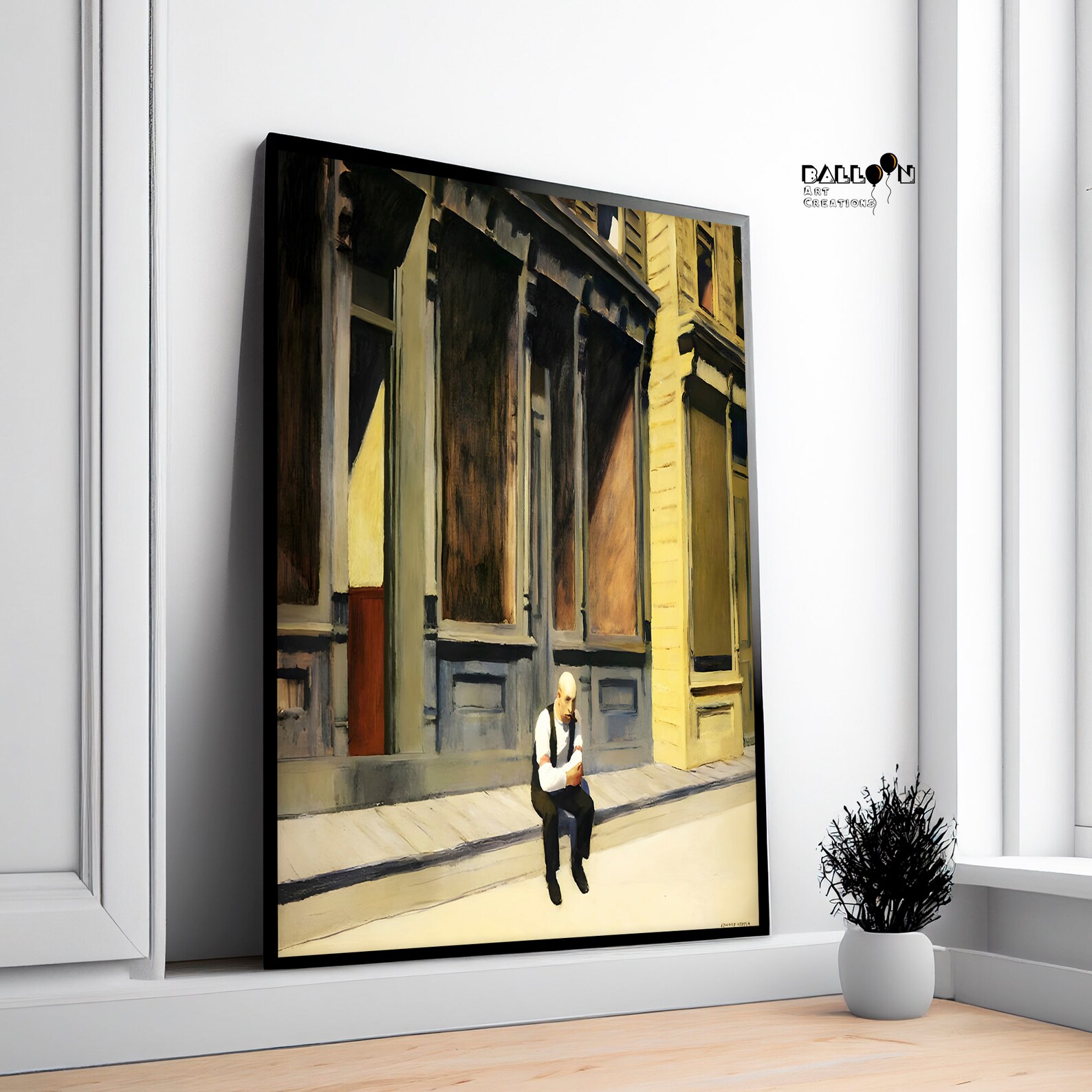 Edward Hopper, Sunday, 1926, Hopper Wall Print, Portrait Art, Modern ...