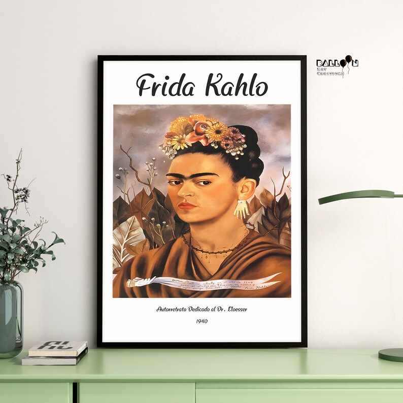 Frida Kahlo, Autorretrato Dedicado Al Dr. Eloesser, 1940, Frida Kahlo ...