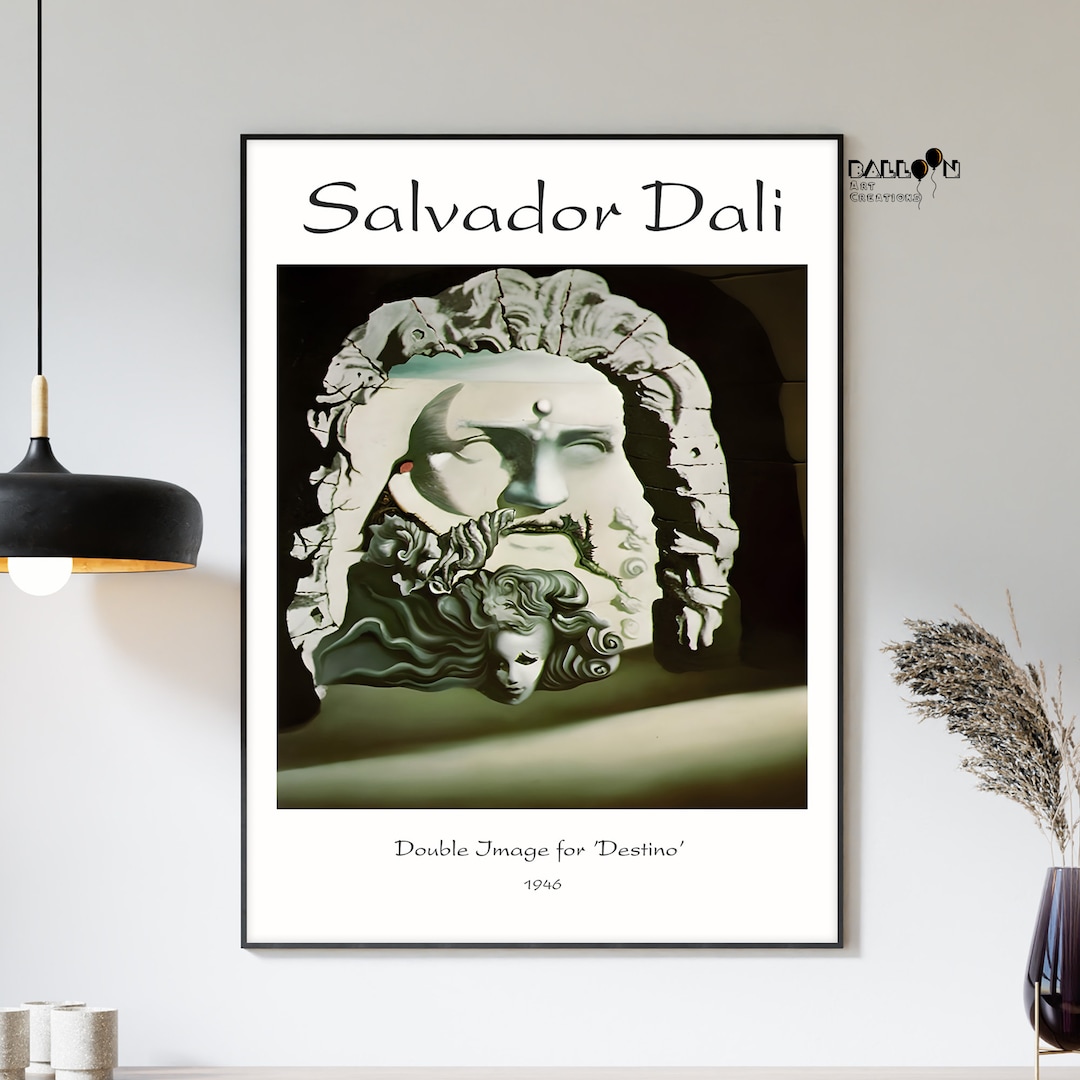 Salvador Dali, Double Image for 'destino', 1946, Salvador Dali Print ...