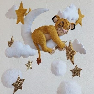 Simba Disney Felt Mobile. Cot Baby Mobile. Crib Baby Mobile. Nursery ...