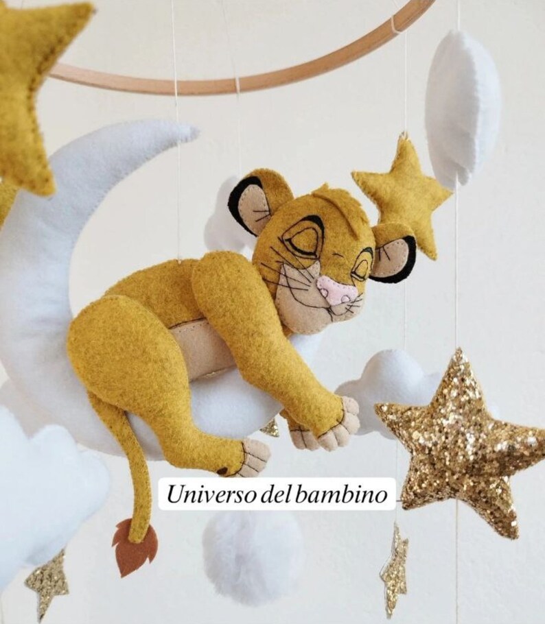 Simba Disney Felt Mobile. Cot Baby Mobile. Crib Baby Mobile. Nursery ...