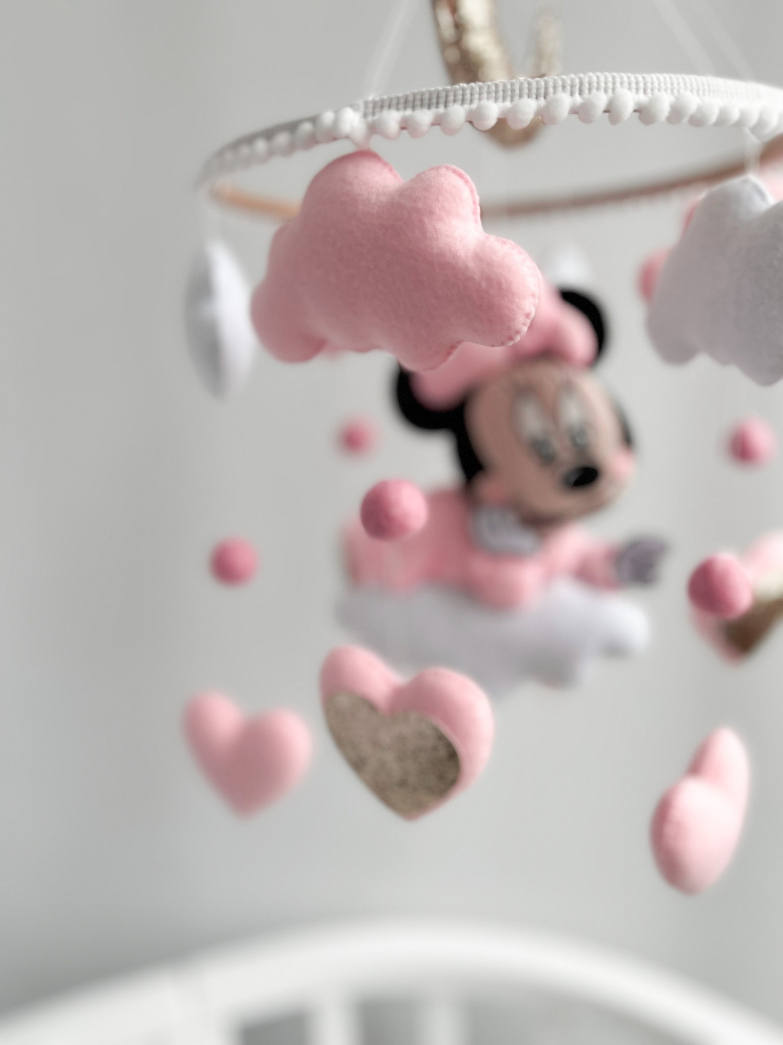 Minnie Mouse Disney Felt Mobile. Cot Baby Mobile. Crib Baby Mobile ...