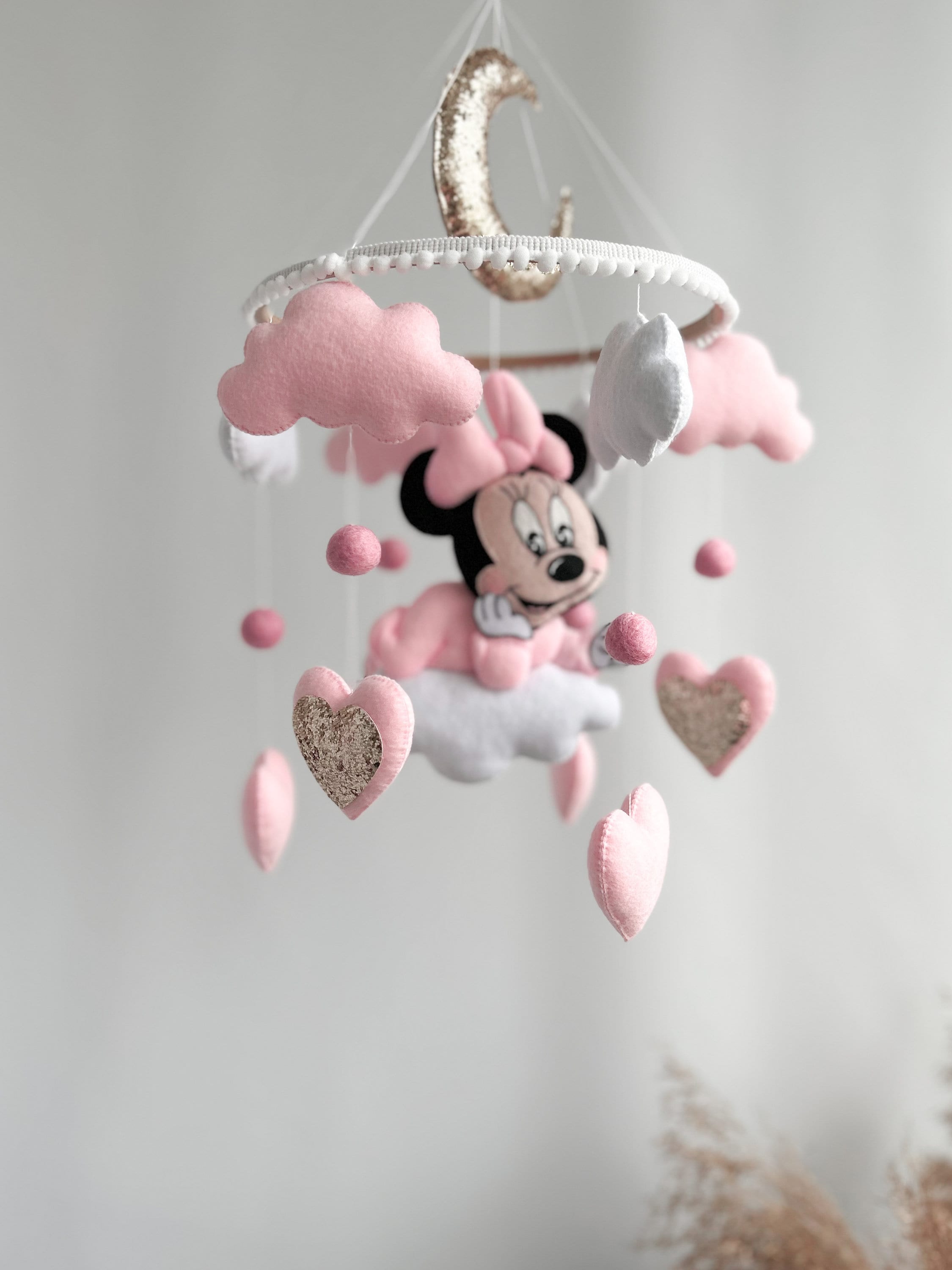 Minnie Mouse Disney Felt Mobile. Cot Baby Mobile. Crib Baby Mobile ...
