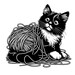 Funny Cat Svg, Funny Cat Tangled in Yarn , Perfect for Cat Lovers ...