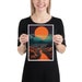 DESERT / Space Landscape Cosmic Art Retro Futuristic Art Vintage ...