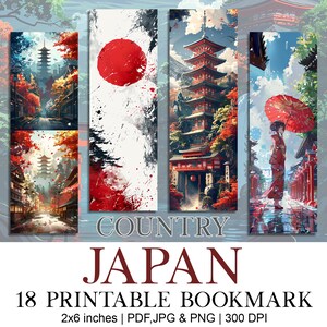 Japan Tokyo Asia Island Bookmark Design, Reading Mode, Bookstack, Book ...