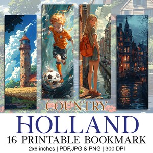 Holland Amsterdam Europe | Bookmark Design, Reading Mode, Bookstack ...