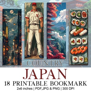 Japan Tokyo Asia Island Bookmark Design, Reading Mode, Bookstack, Book ...