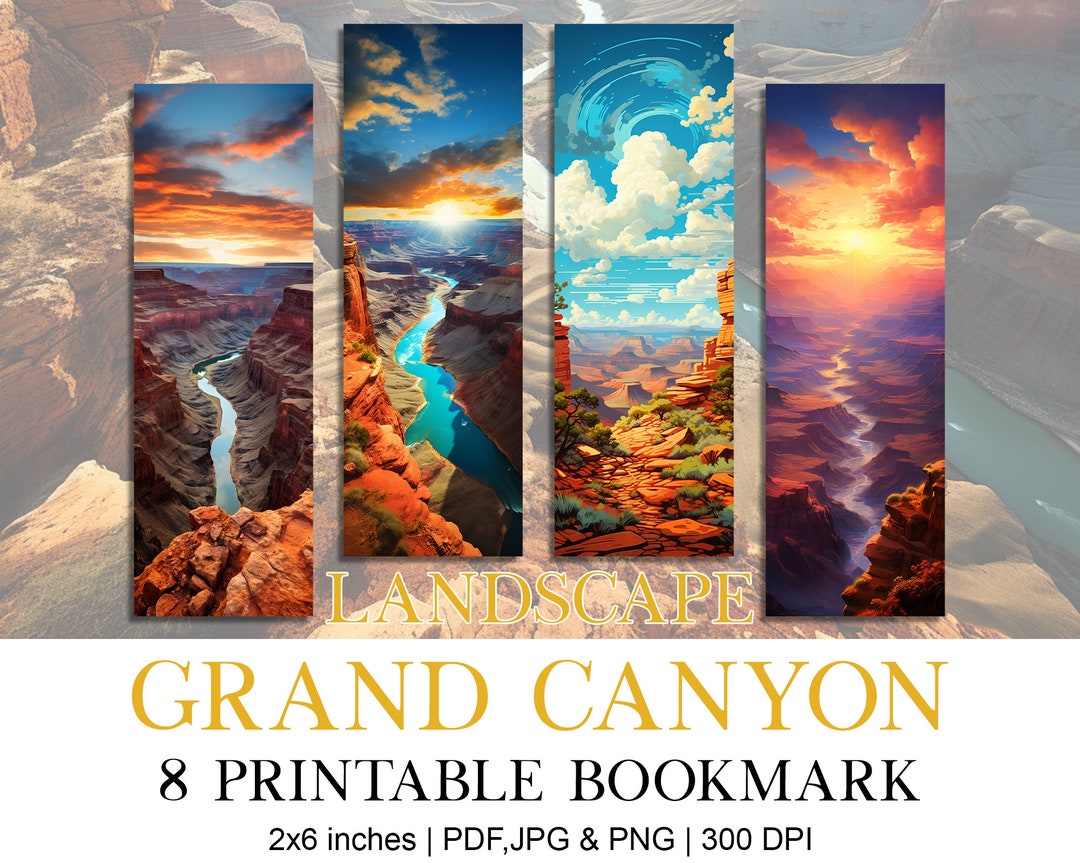Grand Canyon National Park Bookmark Design, Reading Mode, Bookstack ...