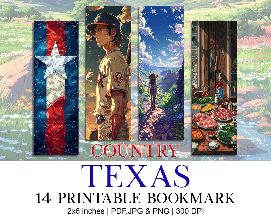 Texas America Usa Bookmark Design, Reading Mode, Bookstack, Book Worm ...