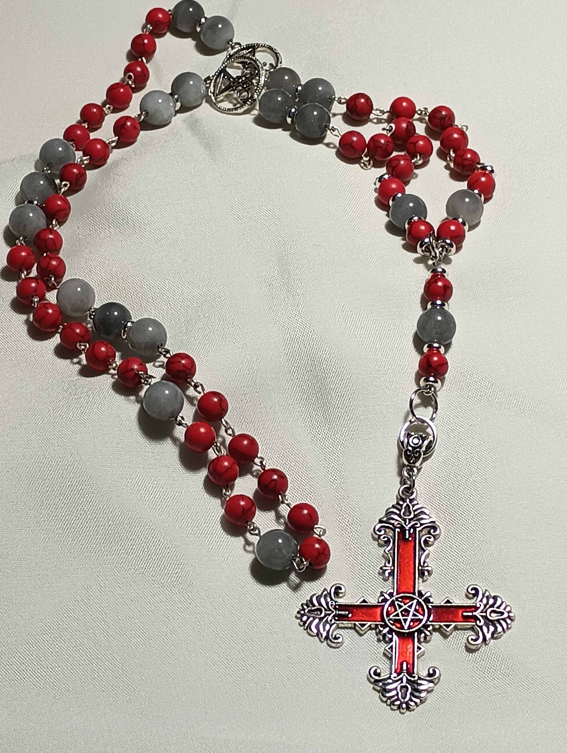 Inferno Rosary Satanic Occult Devil Satan Demonic Beads Prayer Ritual ...