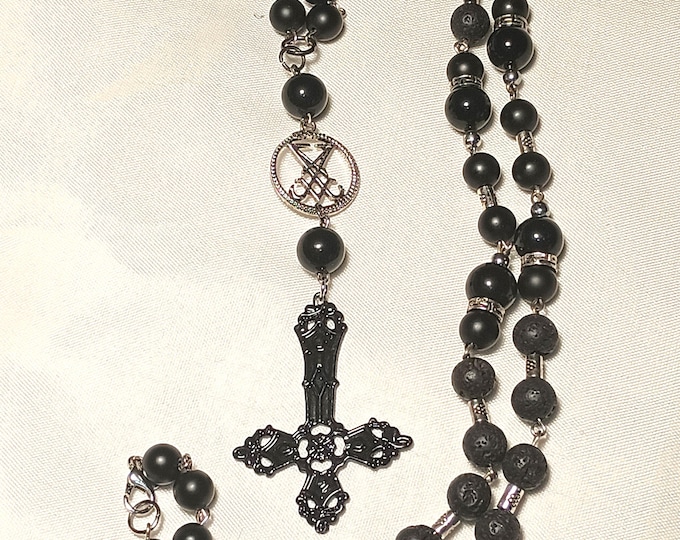 Lucifer Rosary Satanic Occult Devil Satan Demonic Beads Prayer Ritual ...