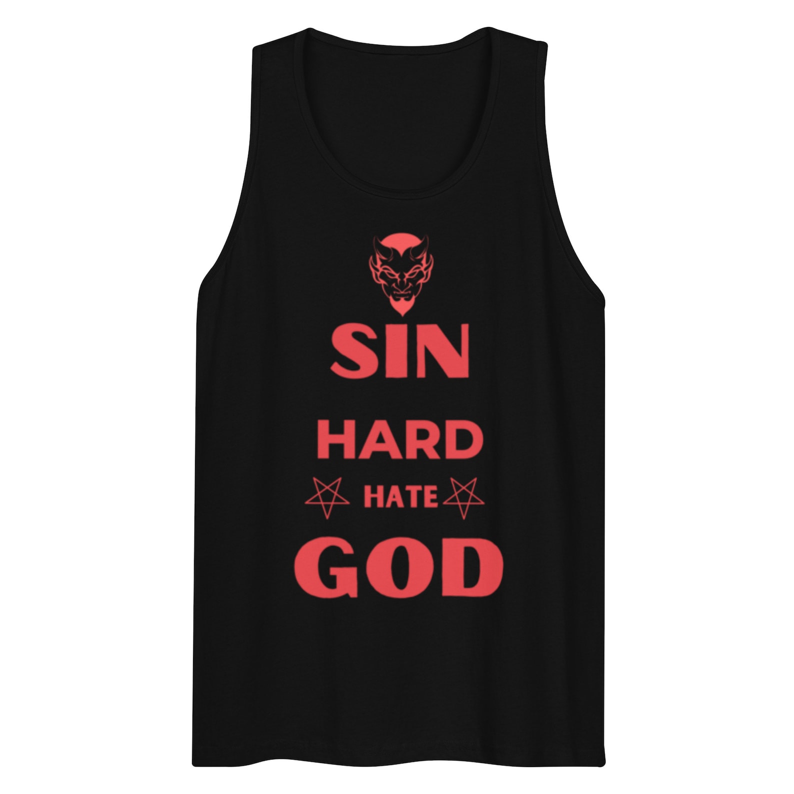 Sin Hard Hate God Satanic Occult Witch Lucifer 666 Evil Satanism Shirt ...