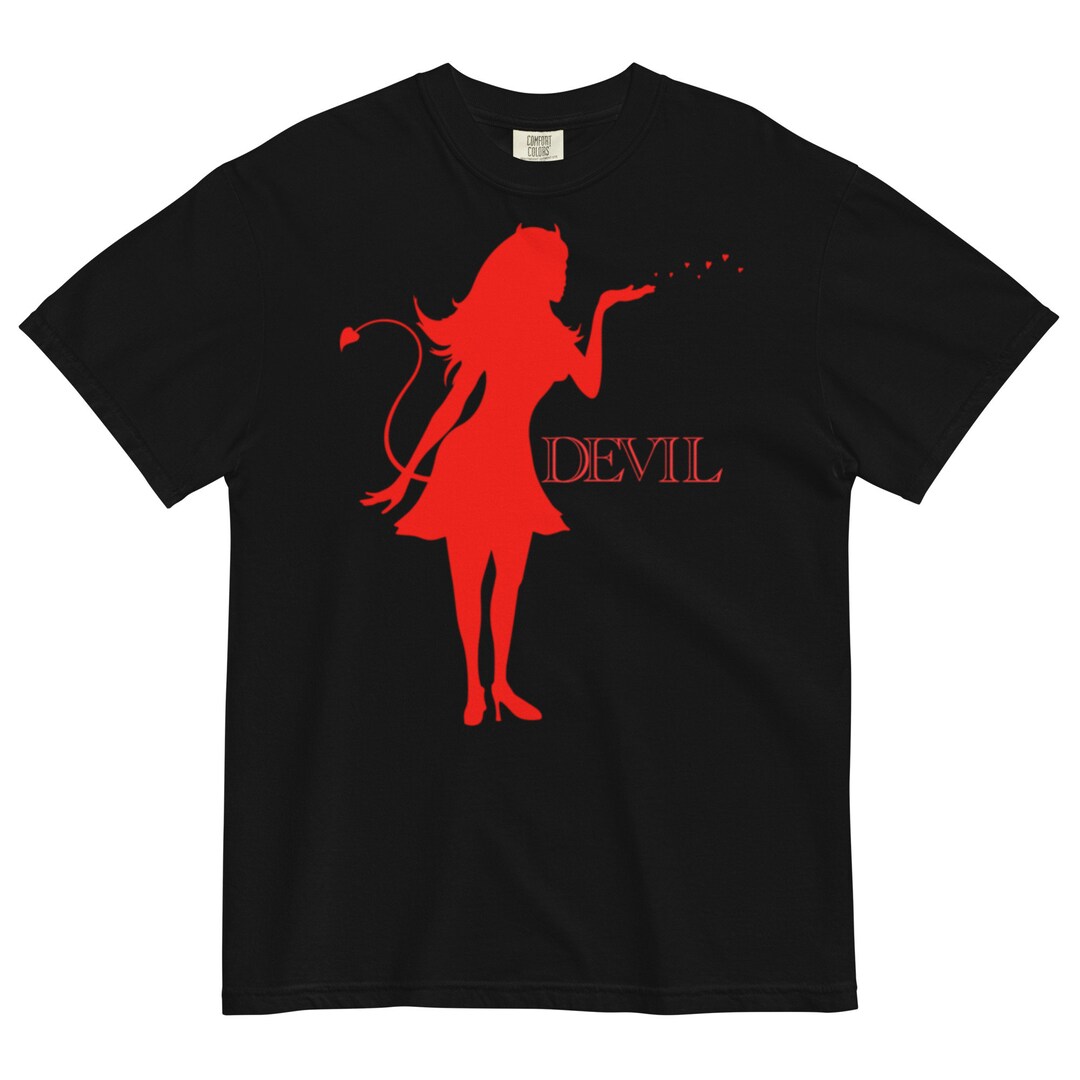 Devil's Kiss Crop Top Satanic Occult Witch Lucifer Satanism Shirt ...