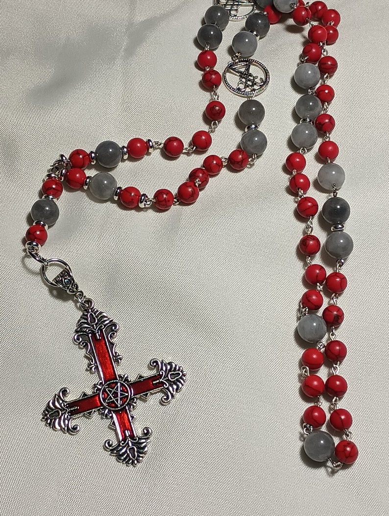Inferno Rosary Satanic Occult Devil Satan Demonic Beads Prayer Ritual ...