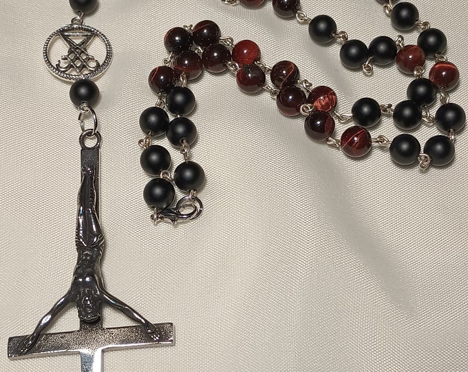 Blasphemy Rosary Satanic Occult Devil Satan Demonic Beads Prayer Ritual ...