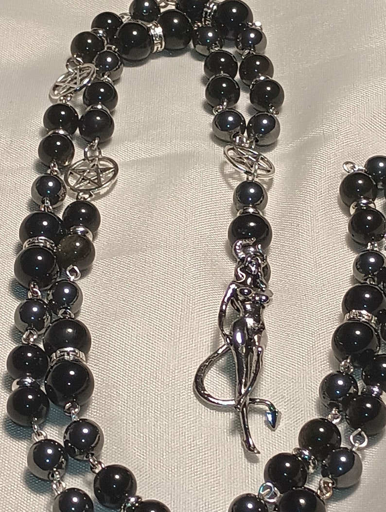 Lillith Rosary Satanic Occult Devil Luciferian Necklace - Etsy