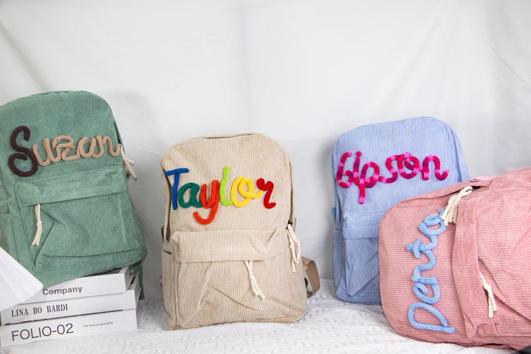 Personalized Toddler Backpack Custom Preschool Book Bag With Name, Kids ...