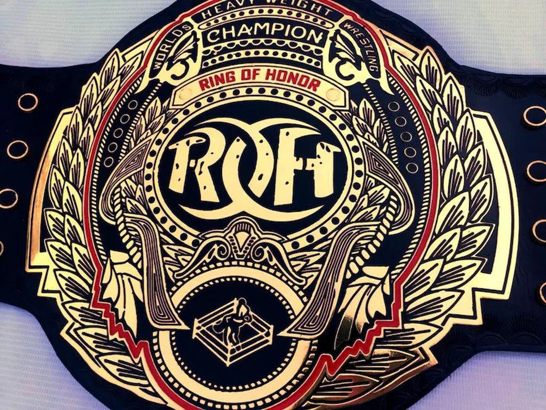 ROH Ring of Honor World Heavyweight Championship Adult Wrestling Belt ...