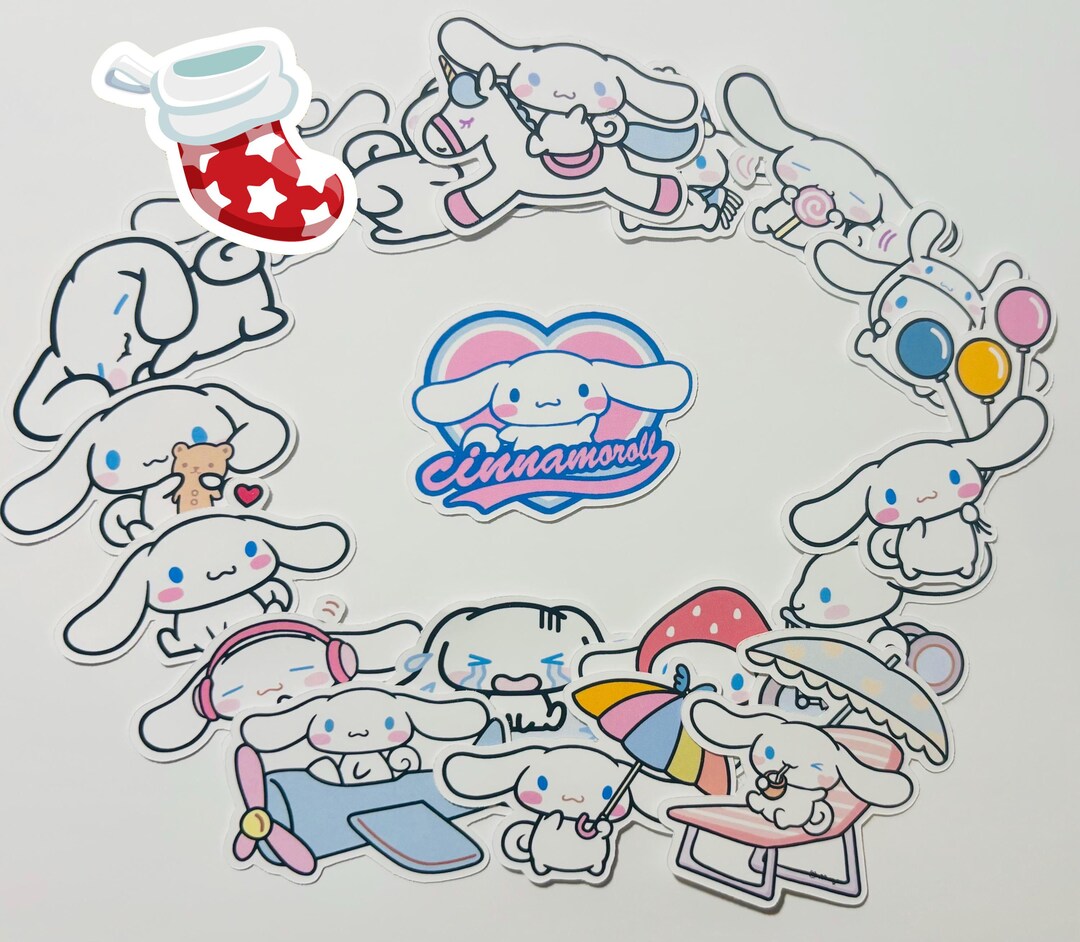 Cinnamoroll Stickers Party Pack. Awesome as Party Favors, Gift for Kids ...