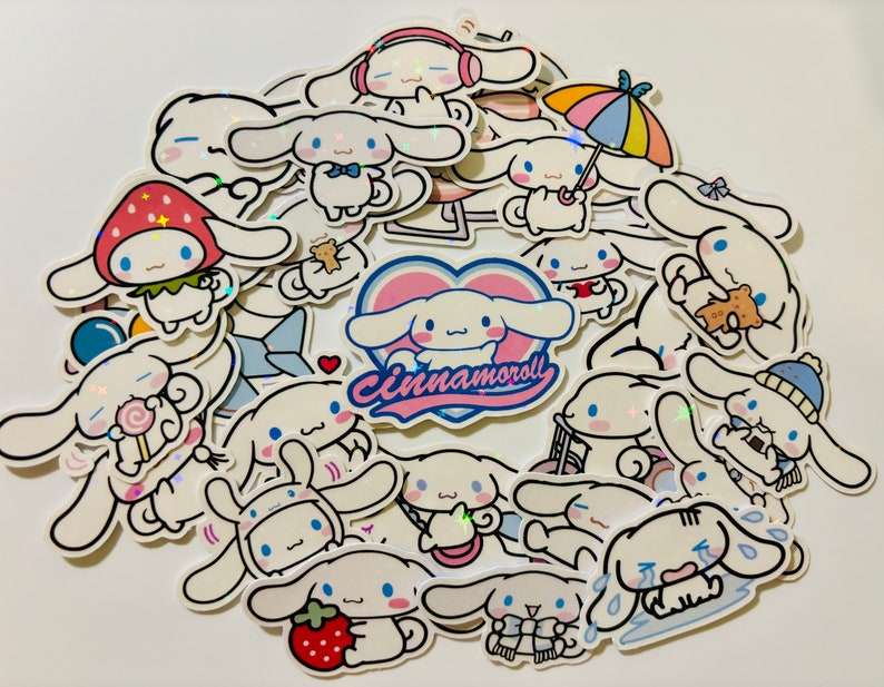 Cinnamoroll Stickers Party Pack. Awesome as Party Favors, Gift for Kids ...