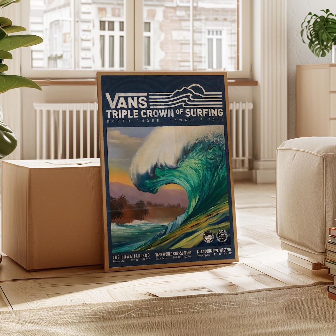 2018 Vans Triple Crown of Surfing Competition Print, Surfing Print ...