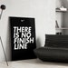 There is No Finish Line Poster, Black Nike Motivational Poster, Nike ...
