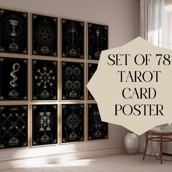 Tarot Card Poster - Etsy