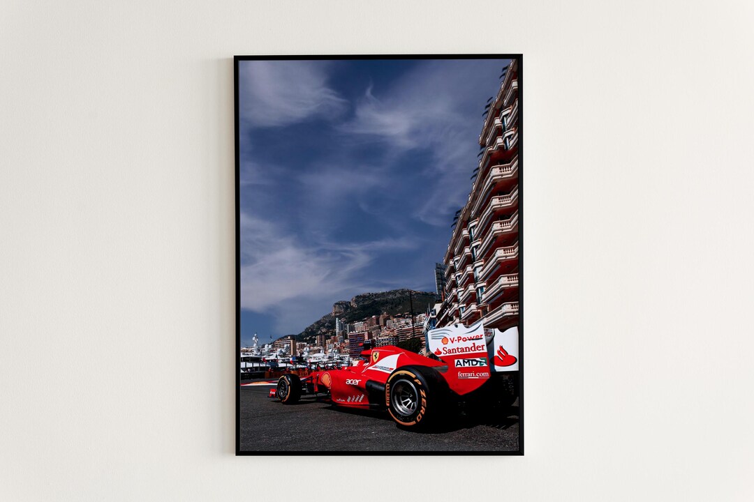 Ferrari F1 Poster, Formula 1 Poster, F1 Ferrari Poster, Formula 1 Wall ...