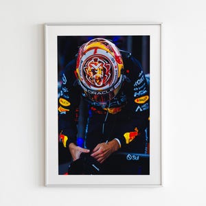 Max Verstappen Poster, Formula 1 Red Bull Poster, F1 Decor, Formula 1 ...