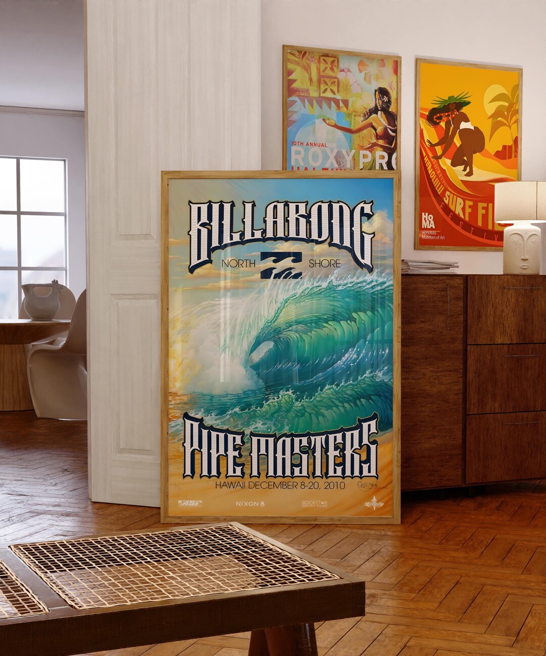 2010 Billabong Pipe Masters Surfing Competition Print, Surfing Print ...