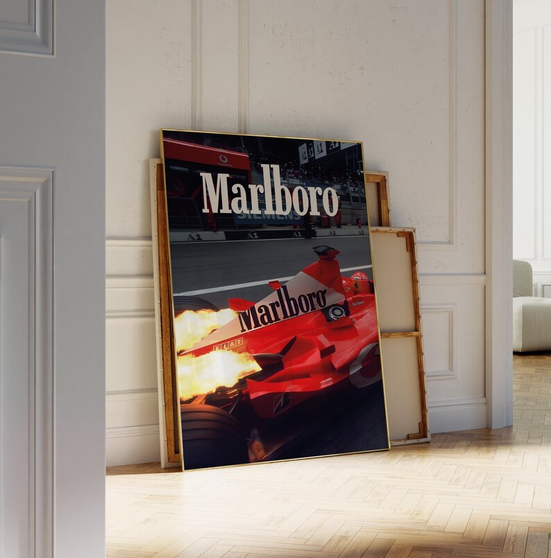 Formula 1 Marlboro Poster, F1 Poster, Marlboro Poster, Formula 1 Poster ...