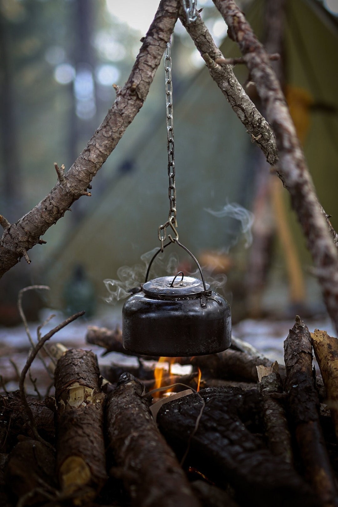 Fire Rack for Camping , Outdoor Cooking, Camping, Kettle, Pots, Hiking ...