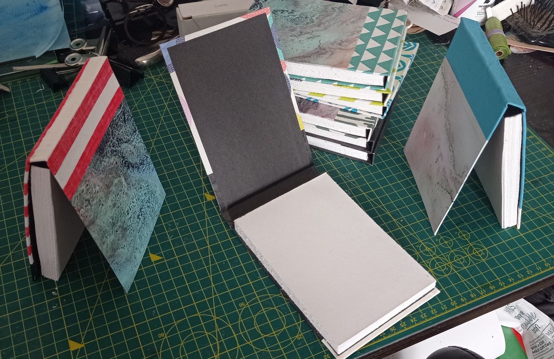 Handcrafted A6 Flip Notebooks Unique and Artistic Journals Perfect for ...