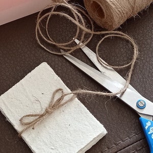 Eco-friendly Recycled Handmade Paper Making - 9 A7 Sheets Sustainable ...